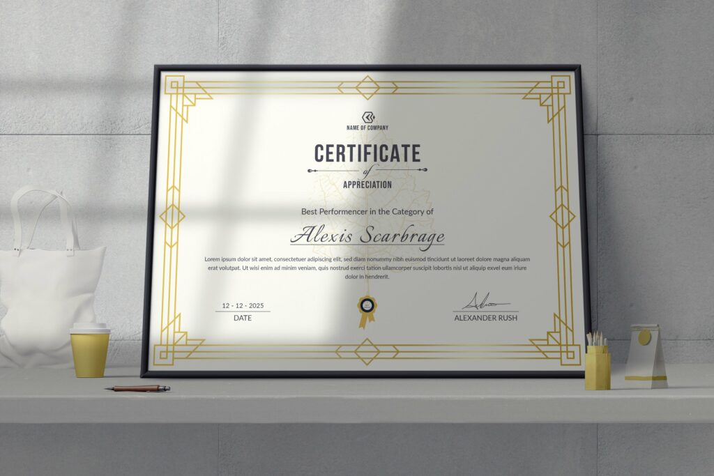 Certificate Template – MasterBundles