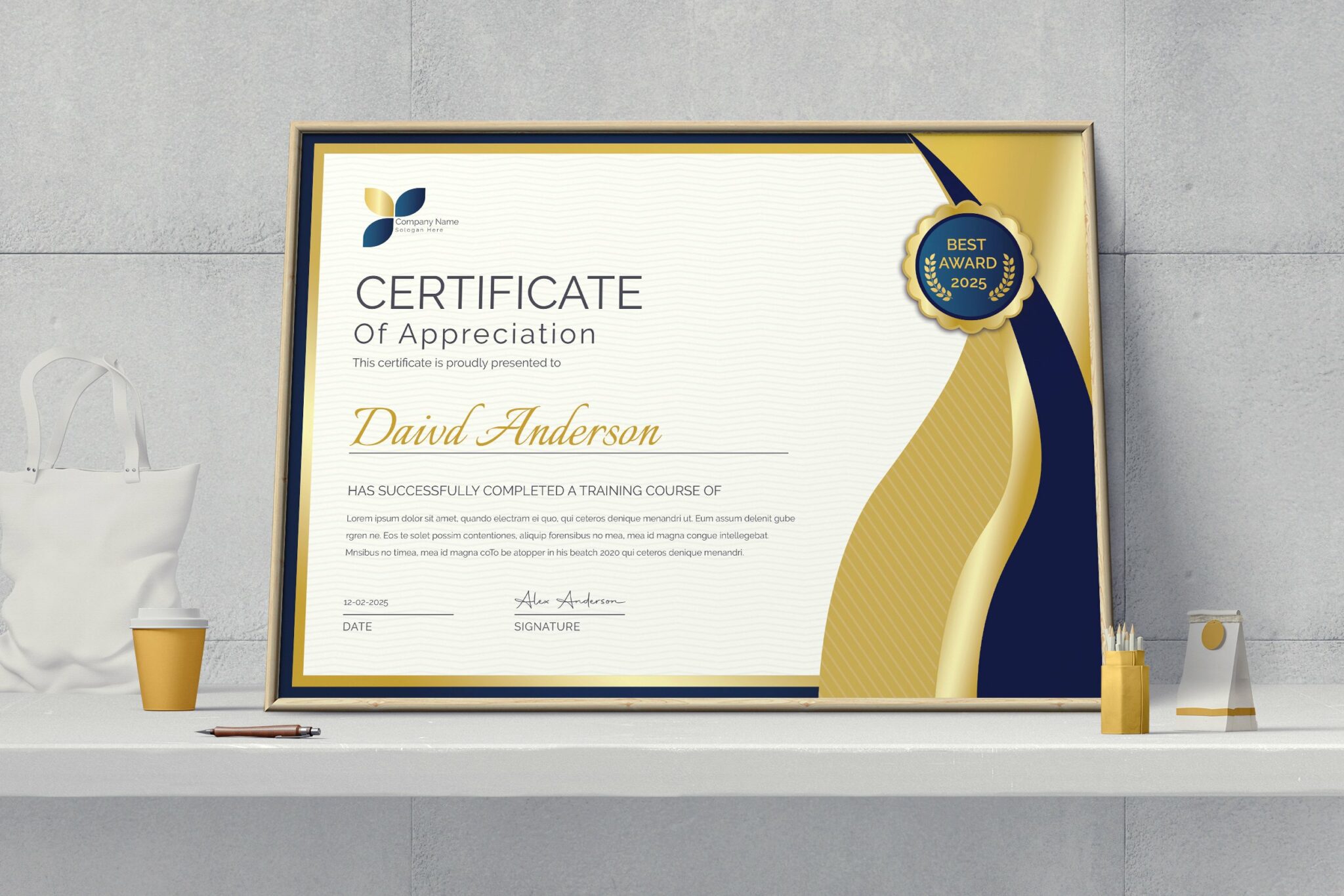Certificate Template – MasterBundles