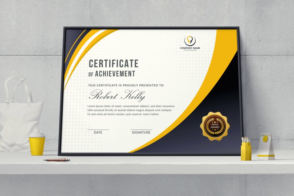 Certificate – MasterBundles