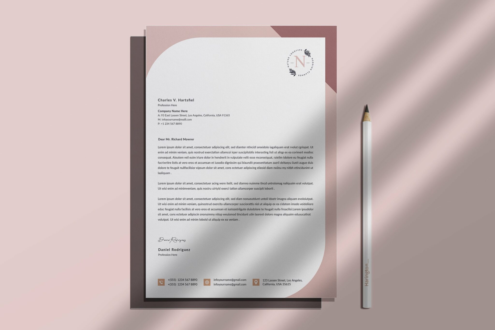 Letterhead Template Word – MasterBundles