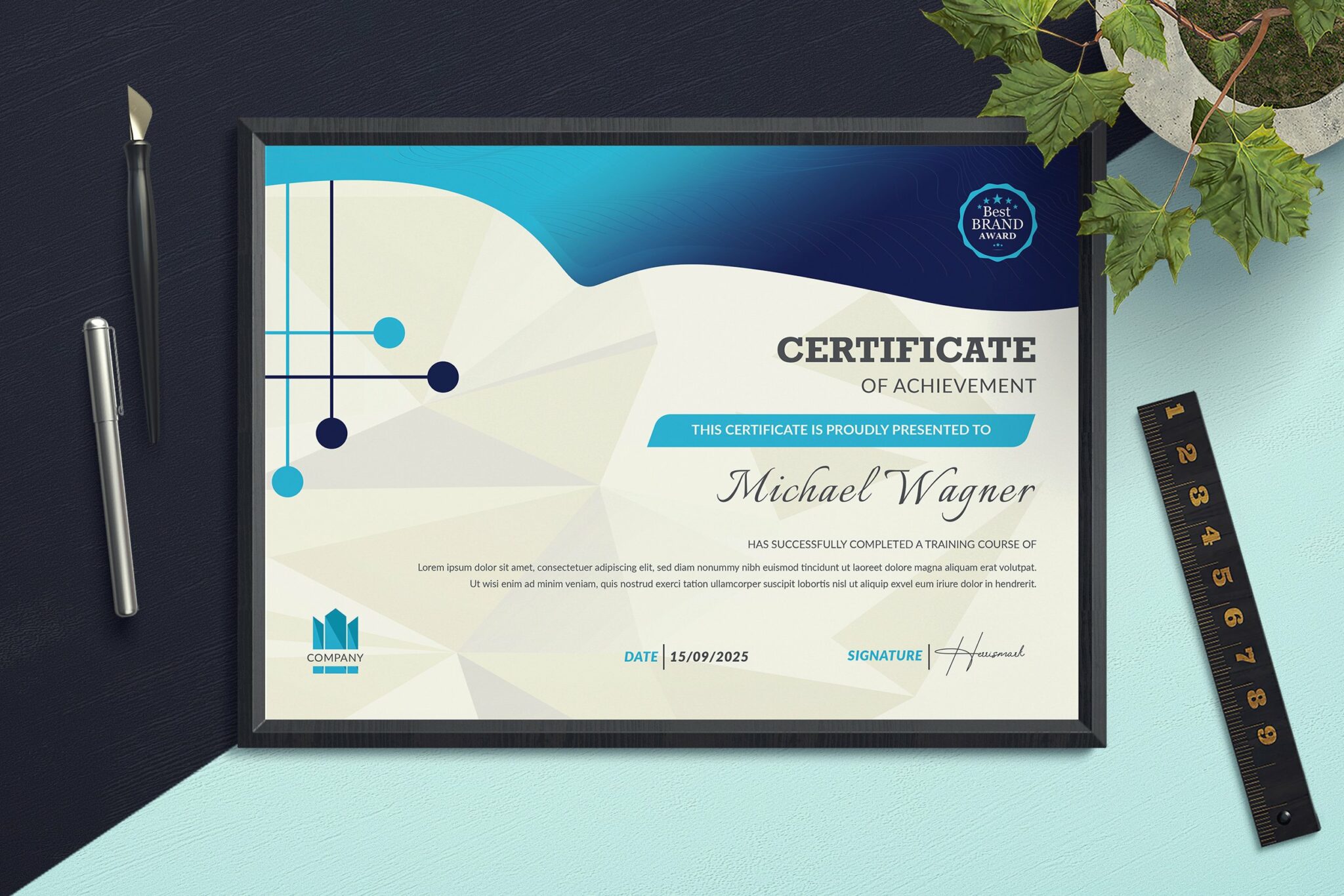 Certificate Template Word – MasterBundles