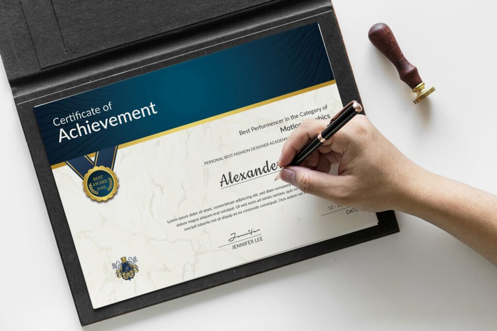 Award Certificate Template – MasterBundles