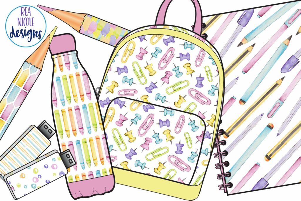 School Stationary Clip Art – MasterBundles