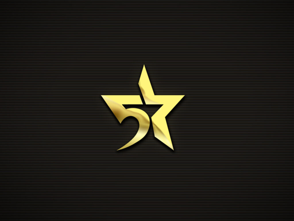 Modern letter 5-star imaginative shape logo - MasterBundles