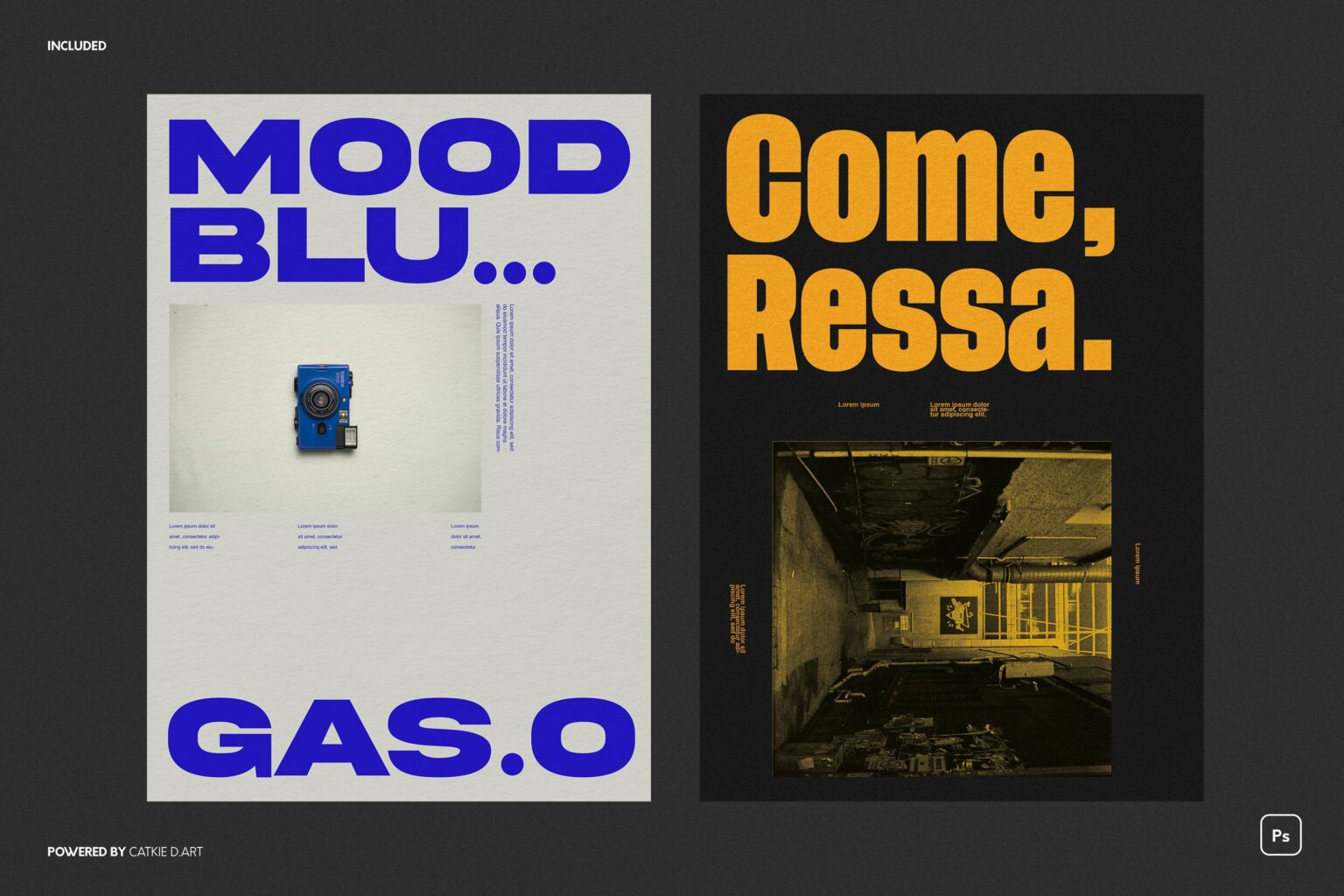 Typographic Flyer / Poster Bundle – MasterBundles