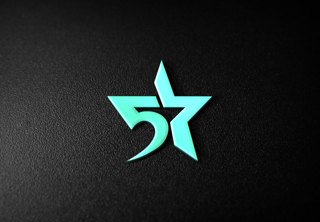 Modern letter 5-star imaginative shape logo - MasterBundles