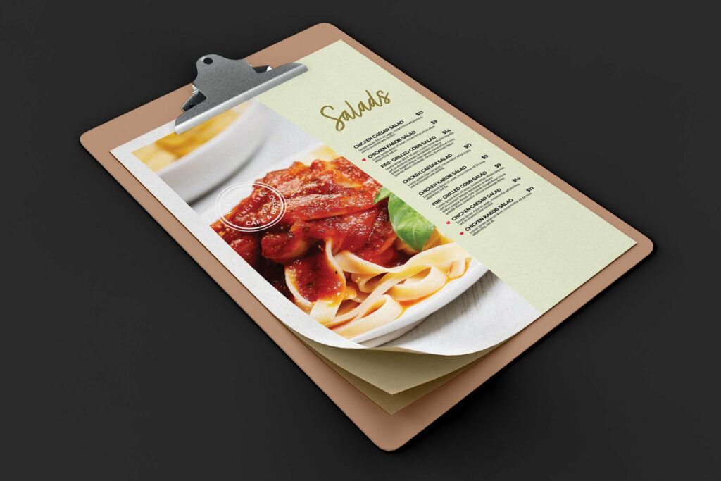 Modern Menu Template – MasterBundles
