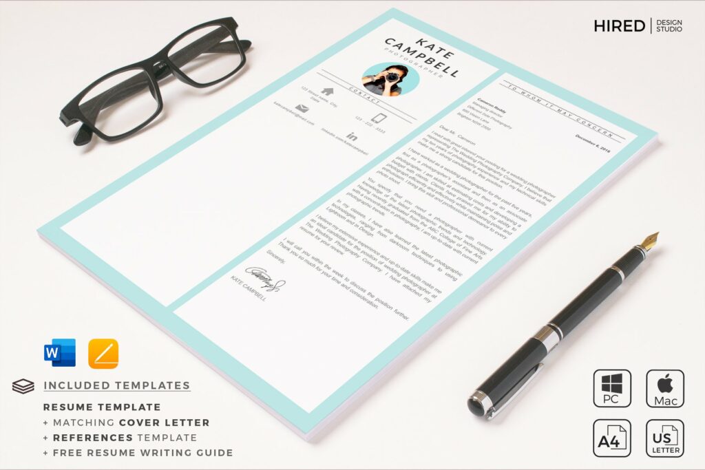 Creative CV + Resume Writing guide – MasterBundles