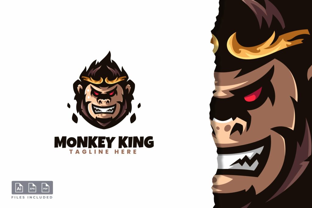 Monkey King - Mascot & E-sport Logo – MasterBundles