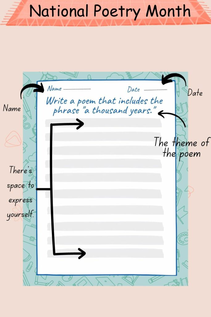 National Poetry Month Worksheets - MasterBundles