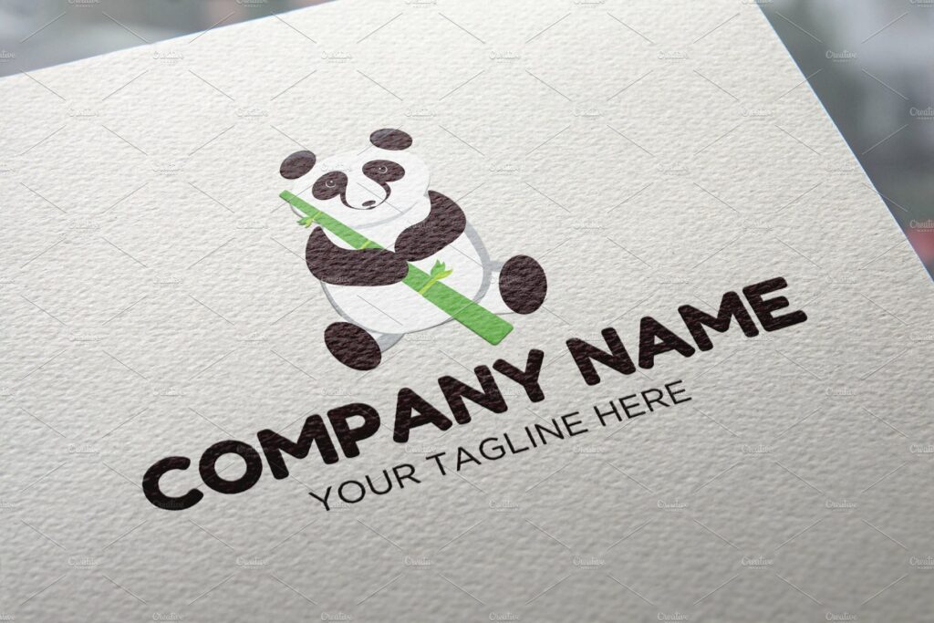 Panda Animals Logo – MasterBundles