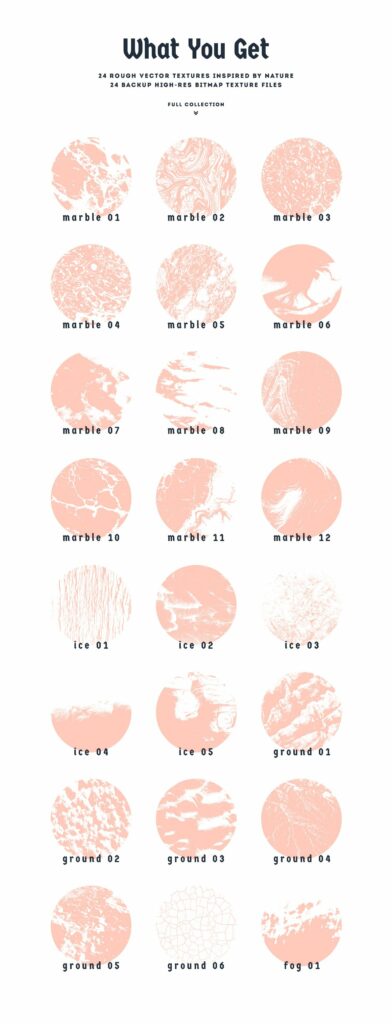 Natural Vector Textures | COMPLETE – MasterBundles