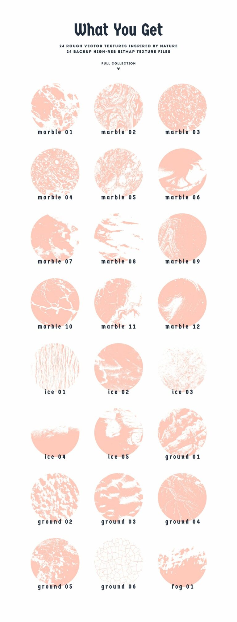 Natural Vector Textures | COMPLETE – MasterBundles