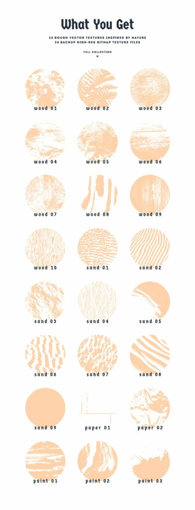Natural Vector Textures | COMPLETE – MasterBundles