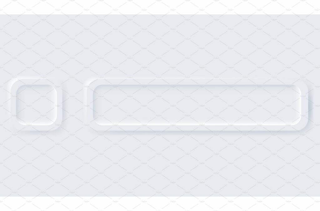 Neumorphic buttons. Simple – MasterBundles