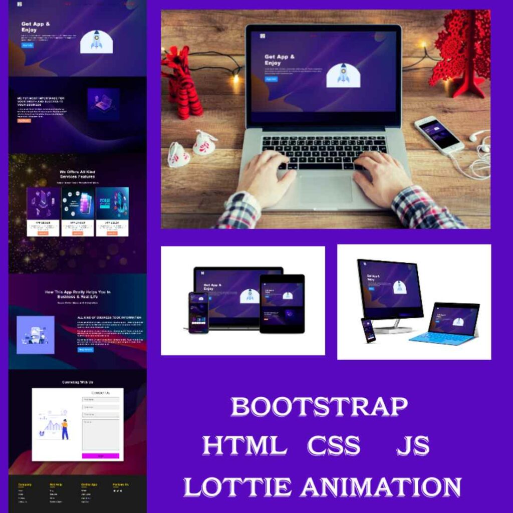 App Developer - Website Design Template Create In Bootstrap - MasterBundles
