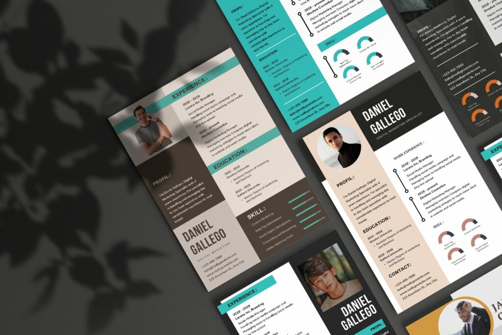 30 Canva Resume CV template – MasterBundles