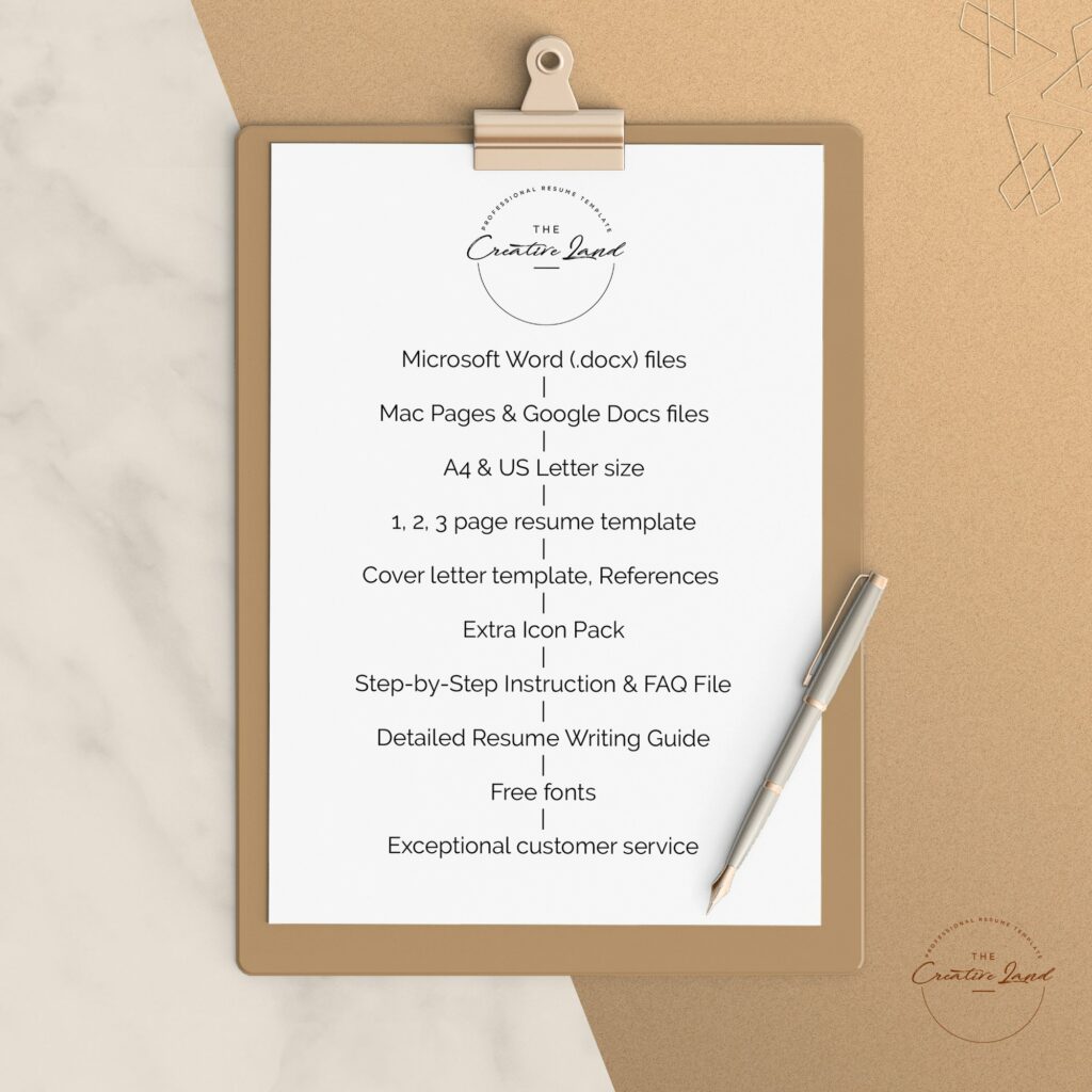 Pharmacy Resume/CV - The Goldman – MasterBundles