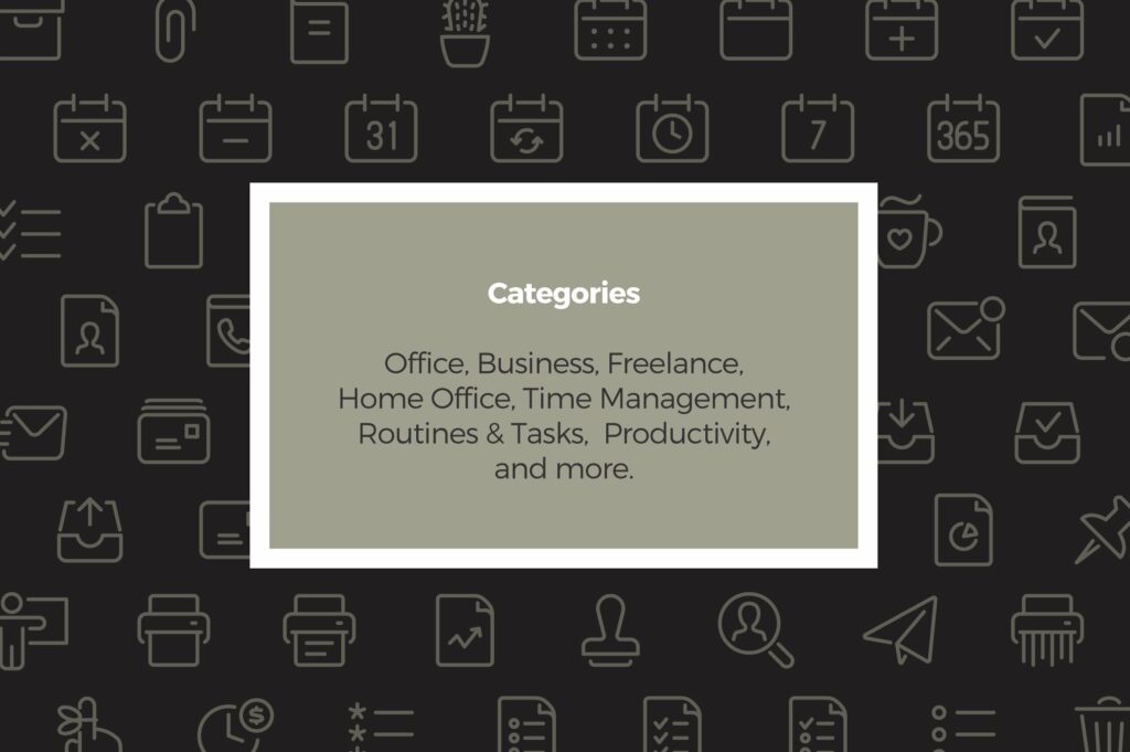 Office Icons — Pixi Line – MasterBundles