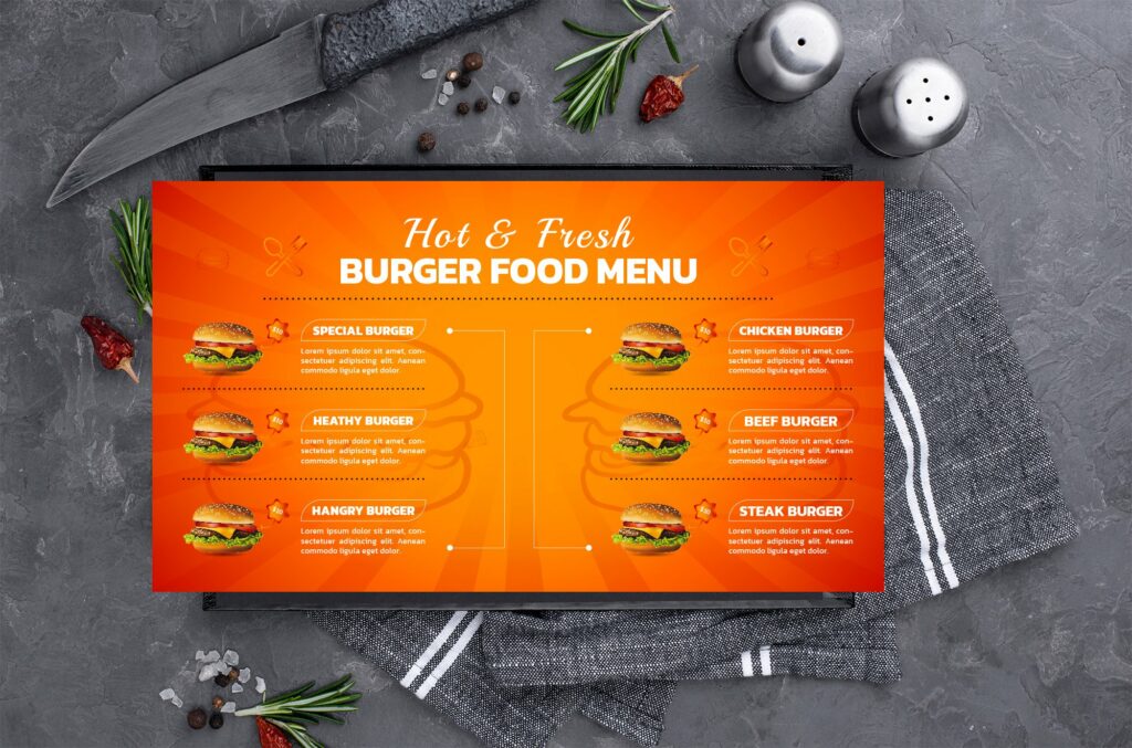 Digital Menu Board Templates – MasterBundles