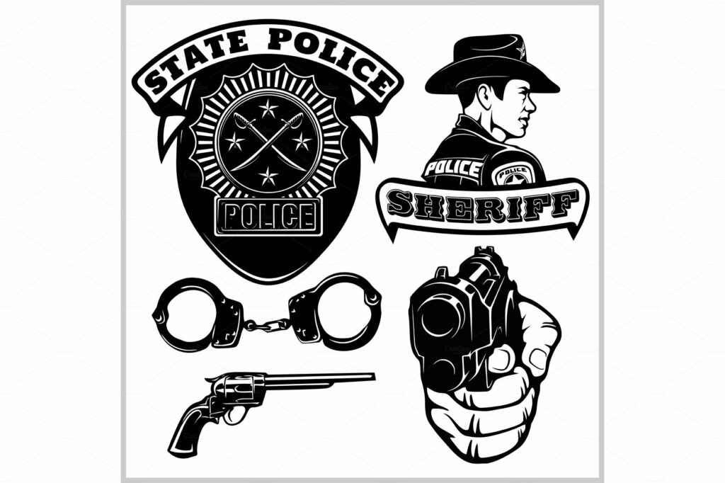 Sheriff badges and design elements - – MasterBundles