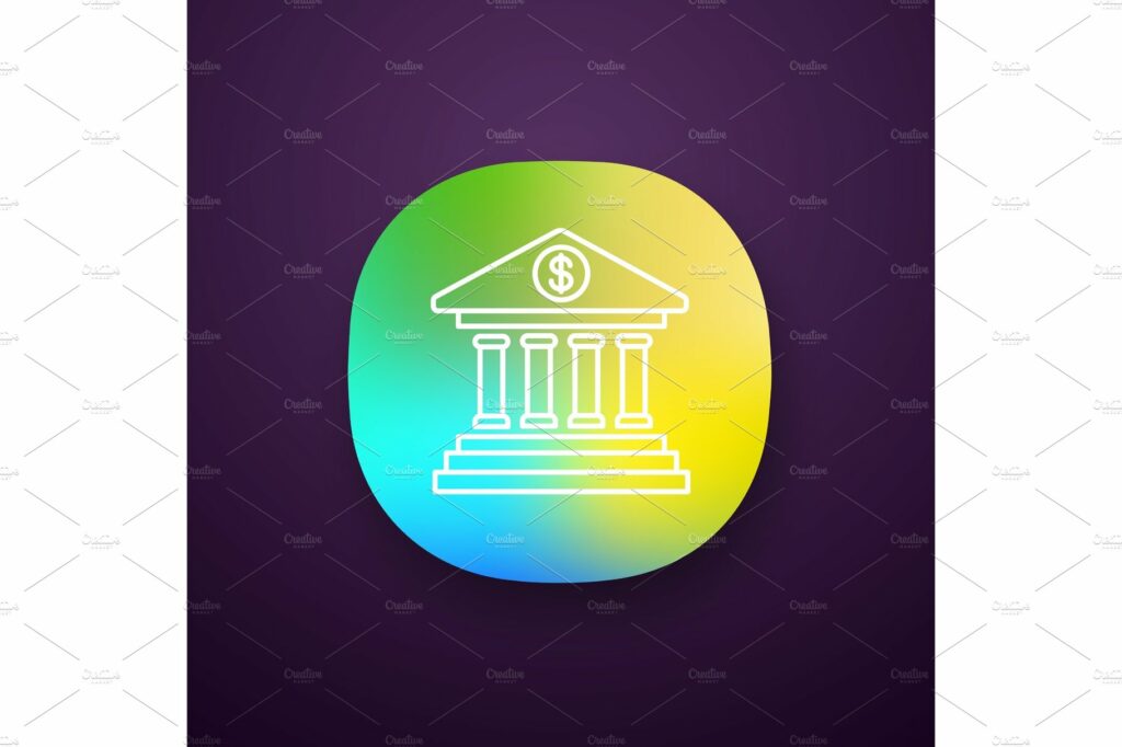 Online banking app icon – MasterBundles