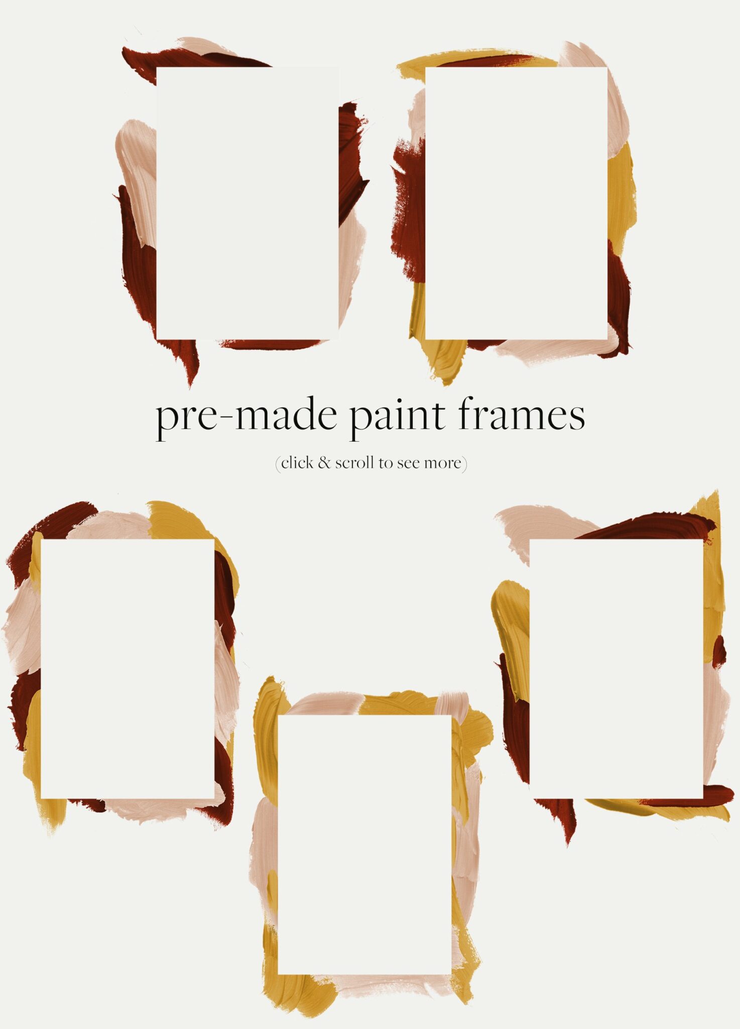 High Resolution Paint Brush Strokes – MasterBundles