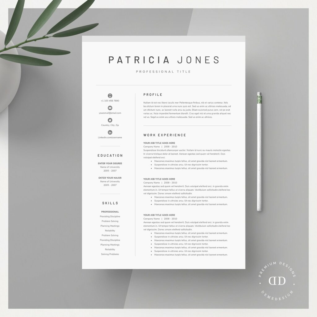 Physician Assistant Resume & CV - The Bryan – MasterBundles