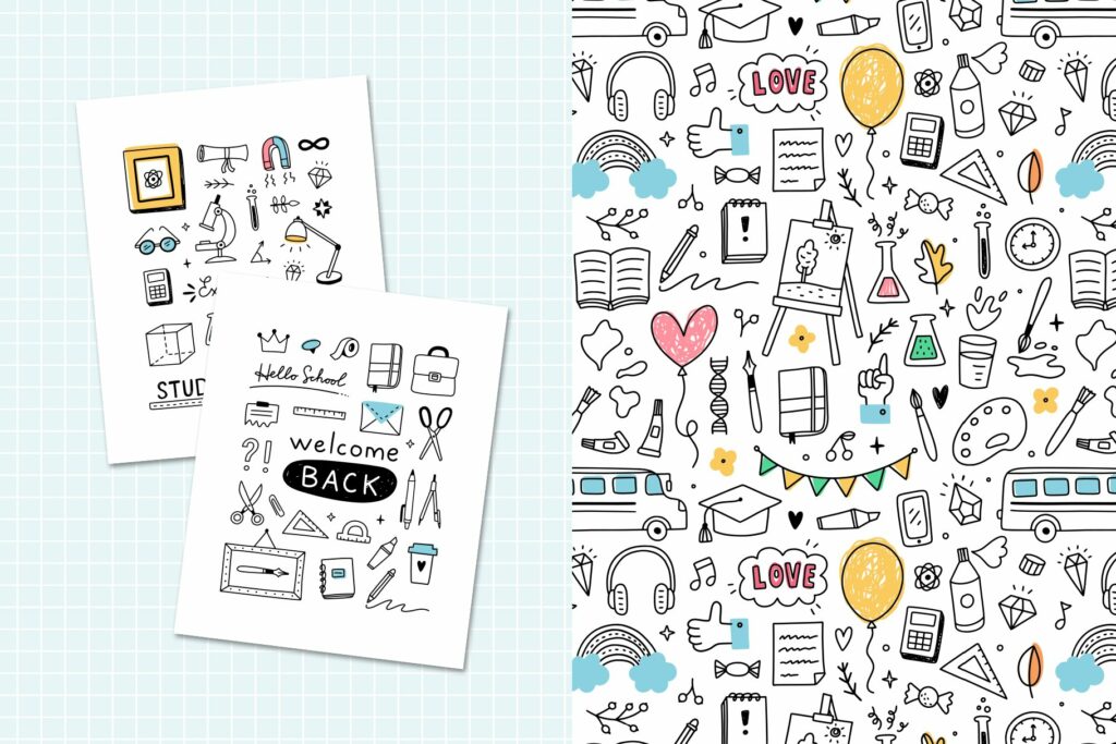 School Doodles – MasterBundles
