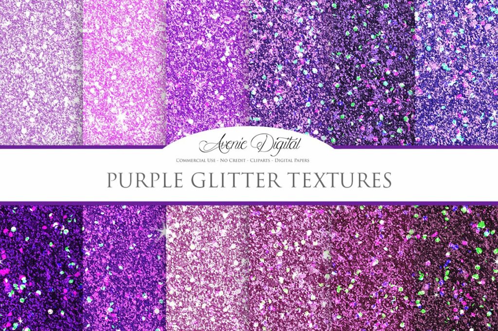 Purple Glitter Textures – MasterBundles