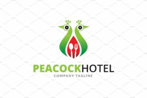 Peacock Hotel Logo – MasterBundles