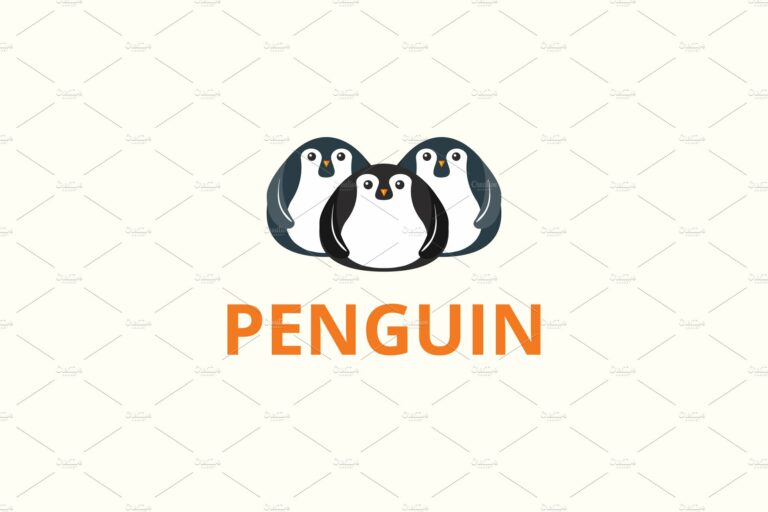 Penguin Logo Design – MasterBundles