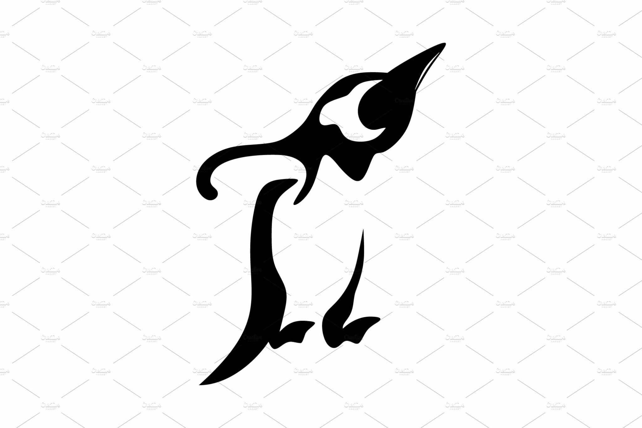 Penguin Logo Template Design – MasterBundles