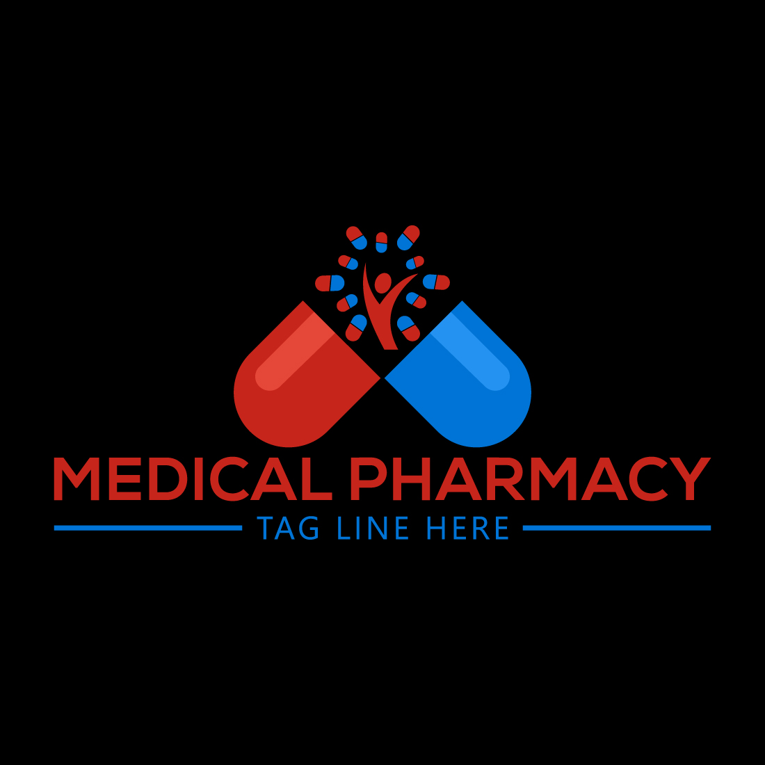 Creative Medical pharmacy logo design, Vector design concept ...