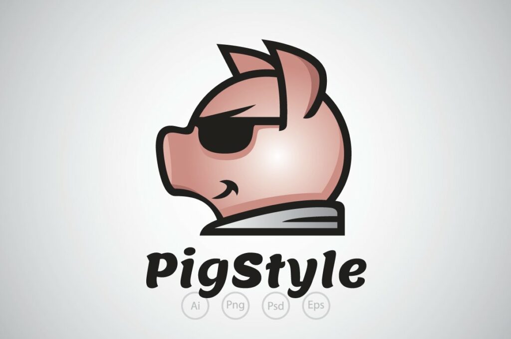 Pig Boss Logo Template – MasterBundles