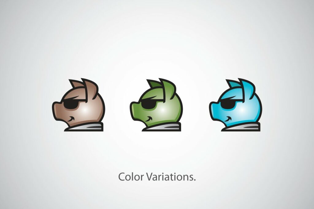 Pig Boss Logo Template – MasterBundles
