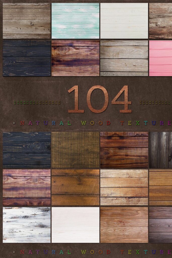 104 Natural wood textures – MasterBundles
