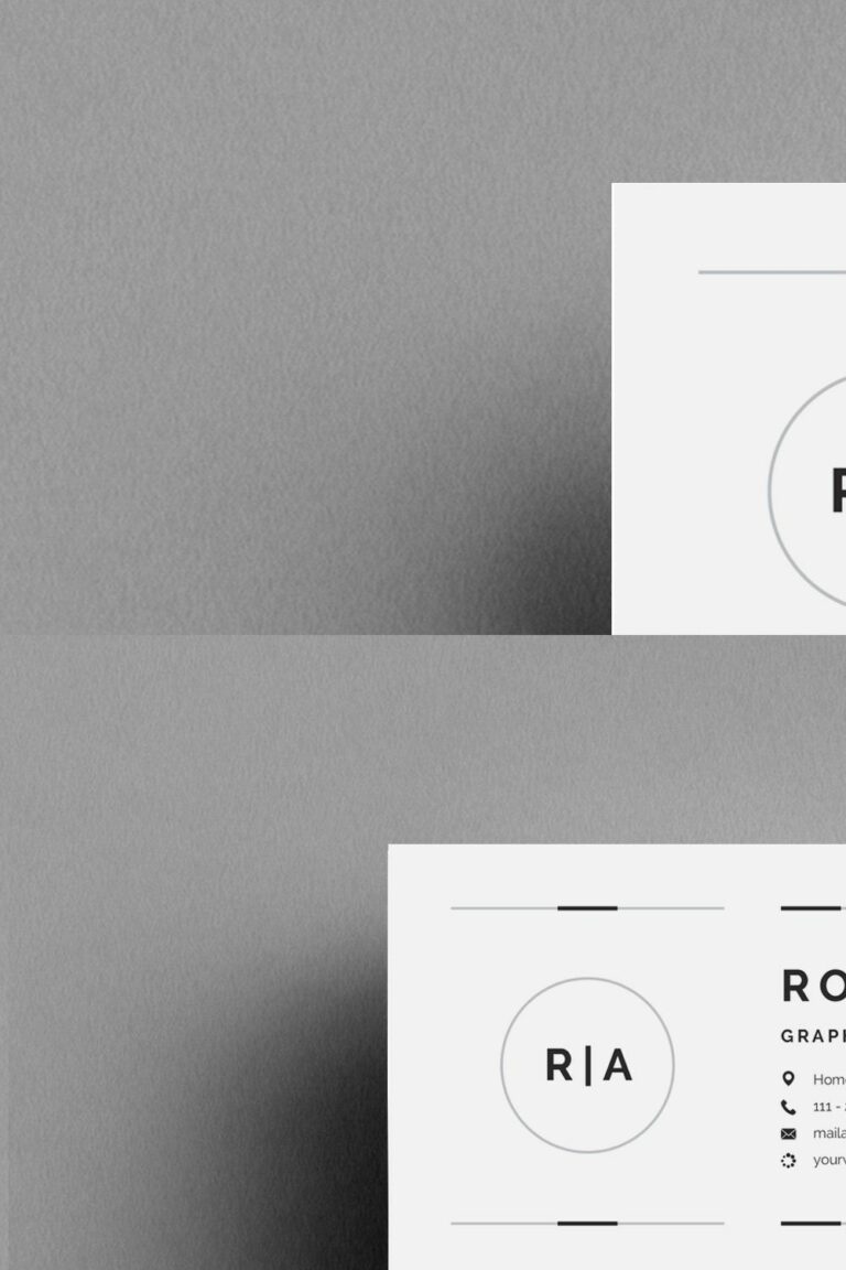 3 Pages Clean Resume/CV Template – MasterBundles