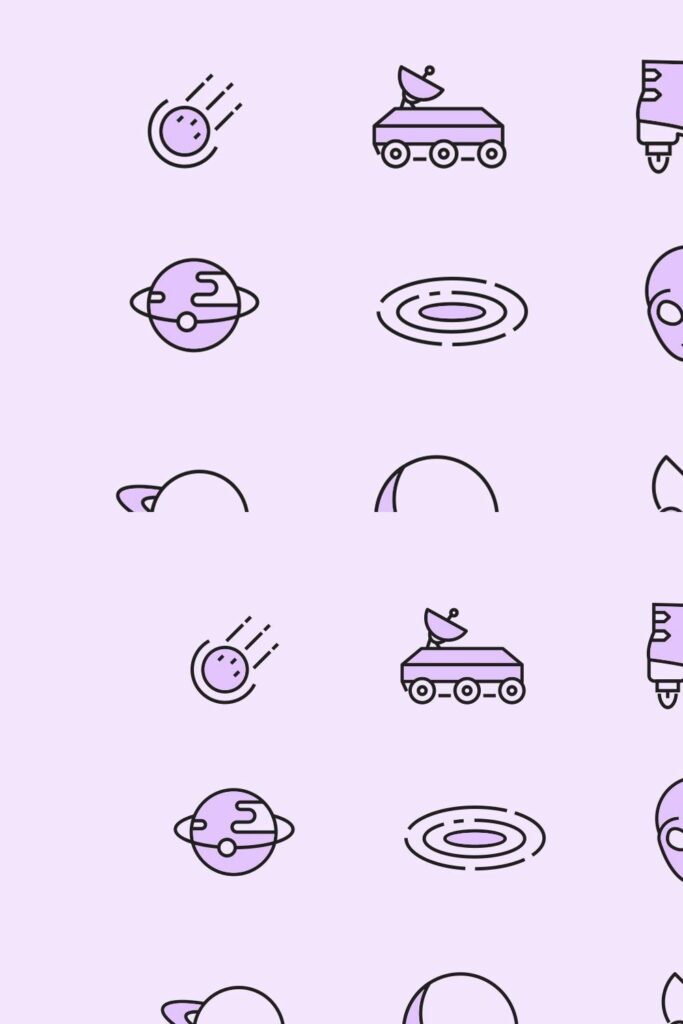 30 Interplanetary Icons – MasterBundles