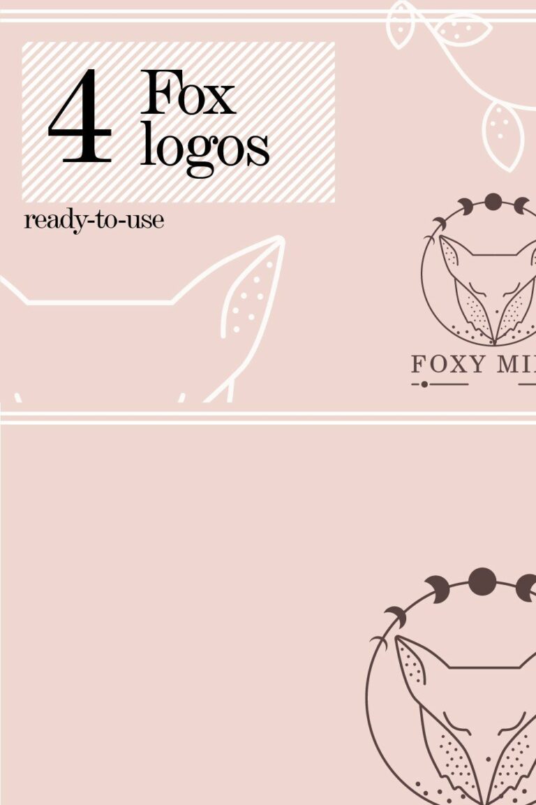 4 Fox Logos – MasterBundles