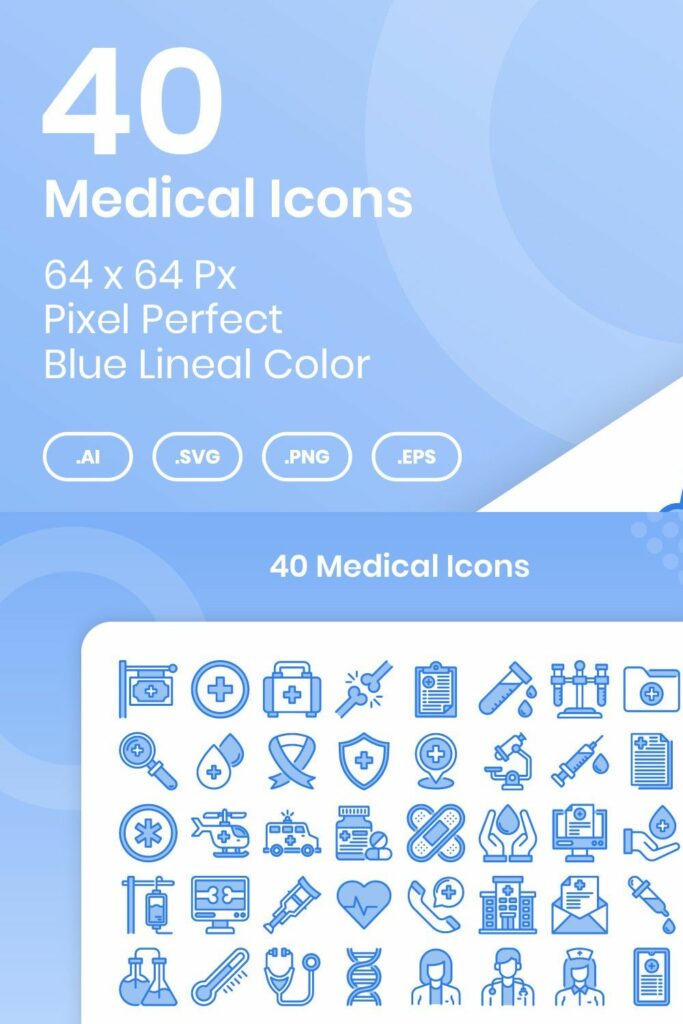 40 Medical - Lineal Color – MasterBundles