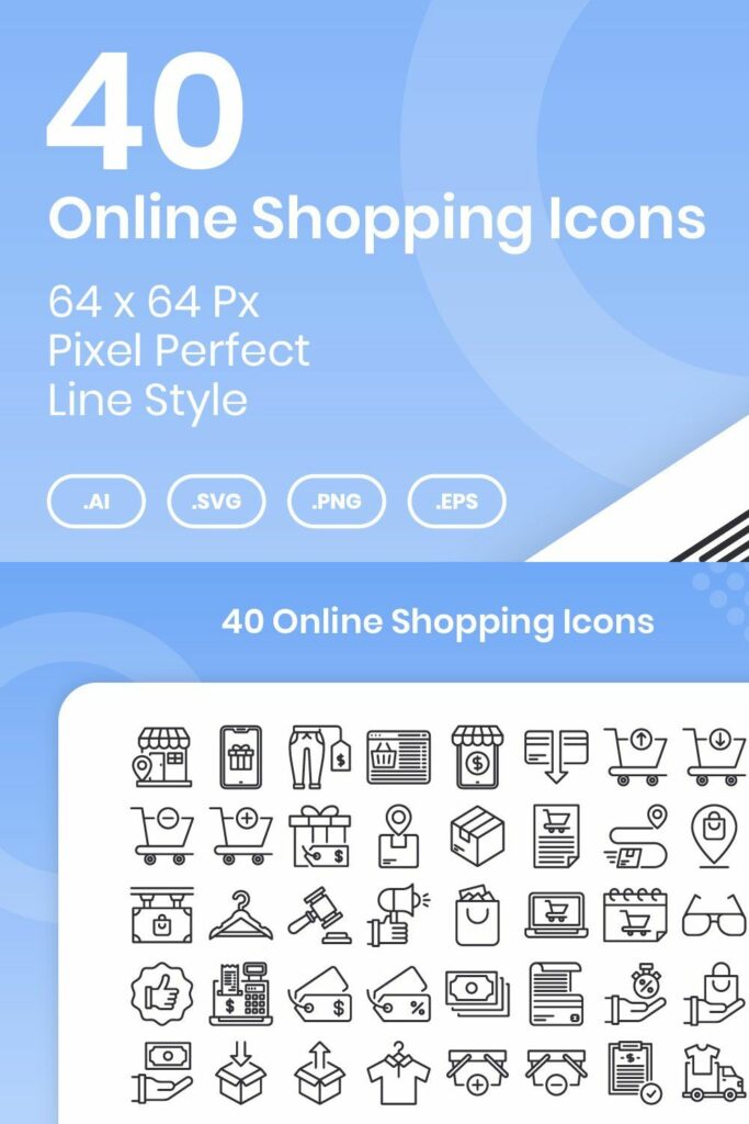 40 Online Shopping - Line – MasterBundles