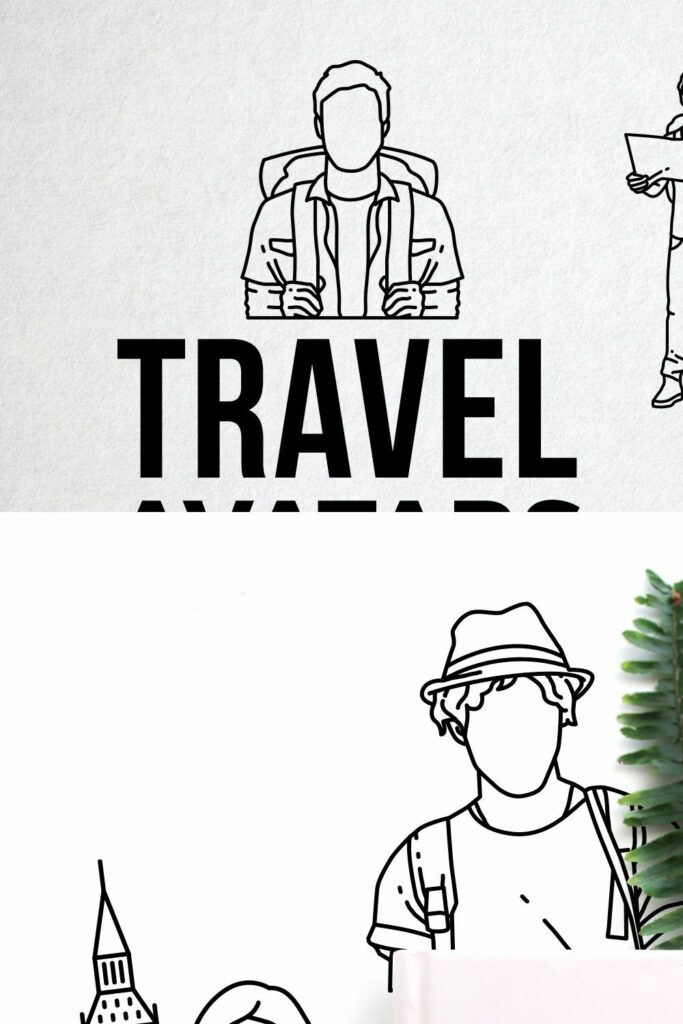 60 Travel Icons - Traveler Avatars – MasterBundles