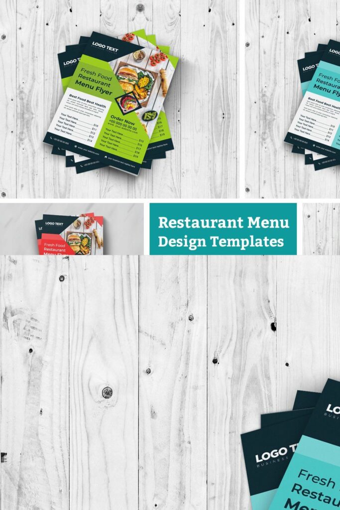 A4 Food Menu Templates – MasterBundles