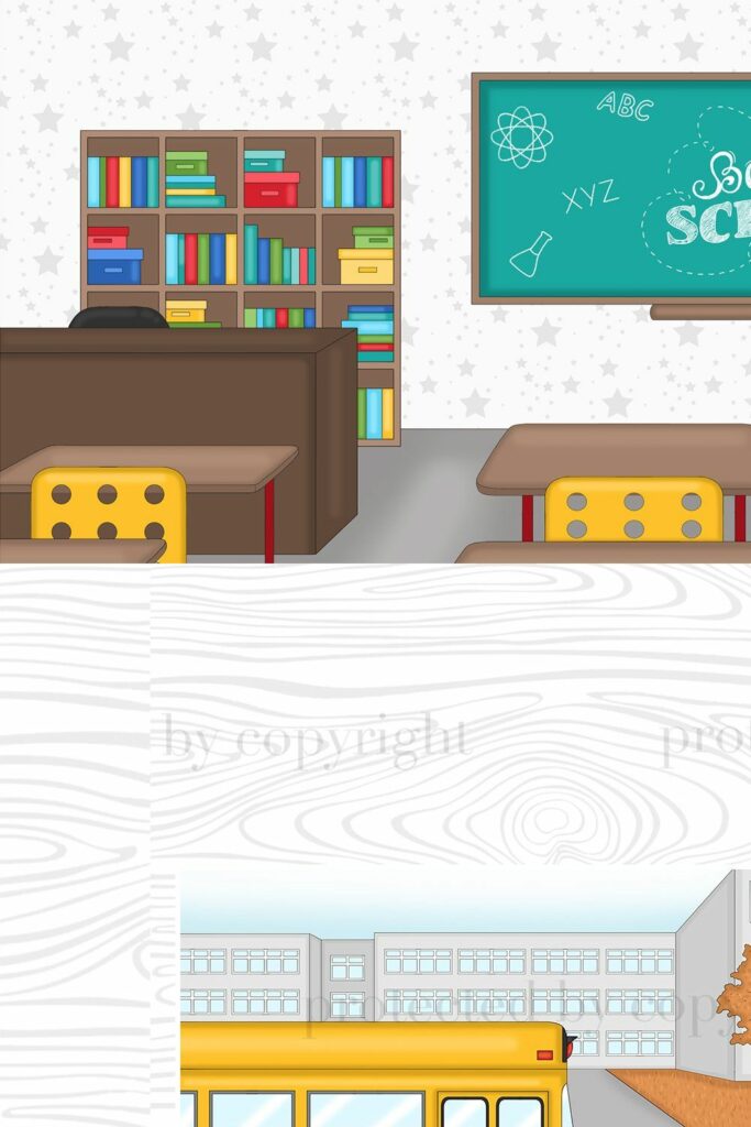 Back To School Scenes – MasterBundles