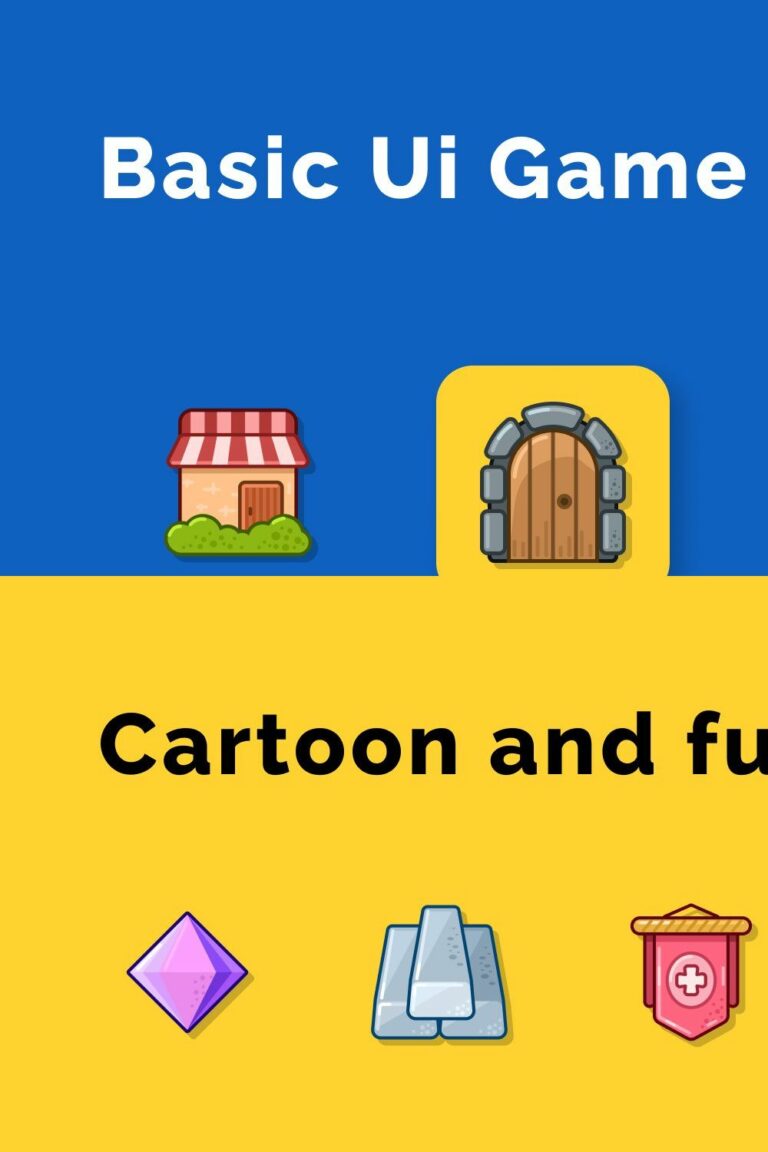 Basic Ui Game Icons Set – MasterBundles