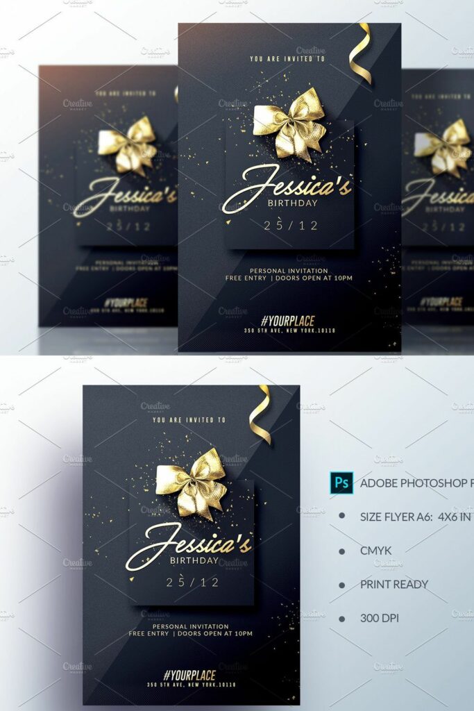 Birthday Flyer Invitation – MasterBundles