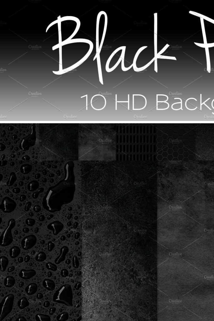 Black Pack 2 HD Texture Backgrounds – MasterBundles