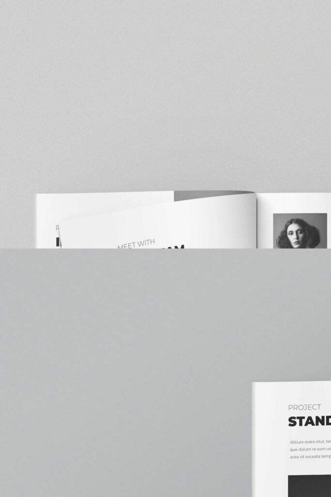 Black Portfolio Template – MasterBundles