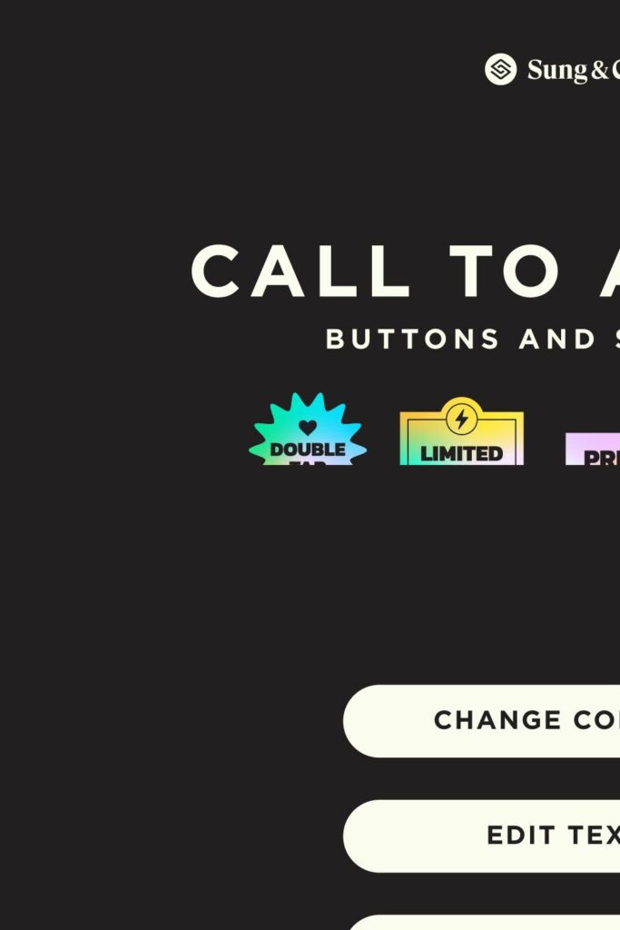 Call to Action Buttons and Stickers – MasterBundles